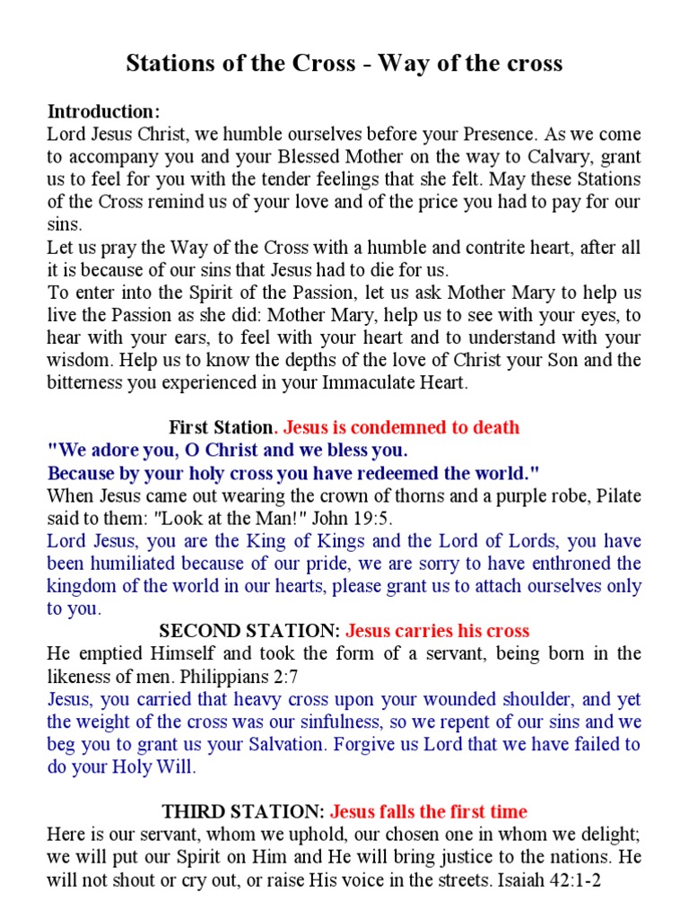 Stations of The Cross8 | PDF | Crucifixion | Jesus
