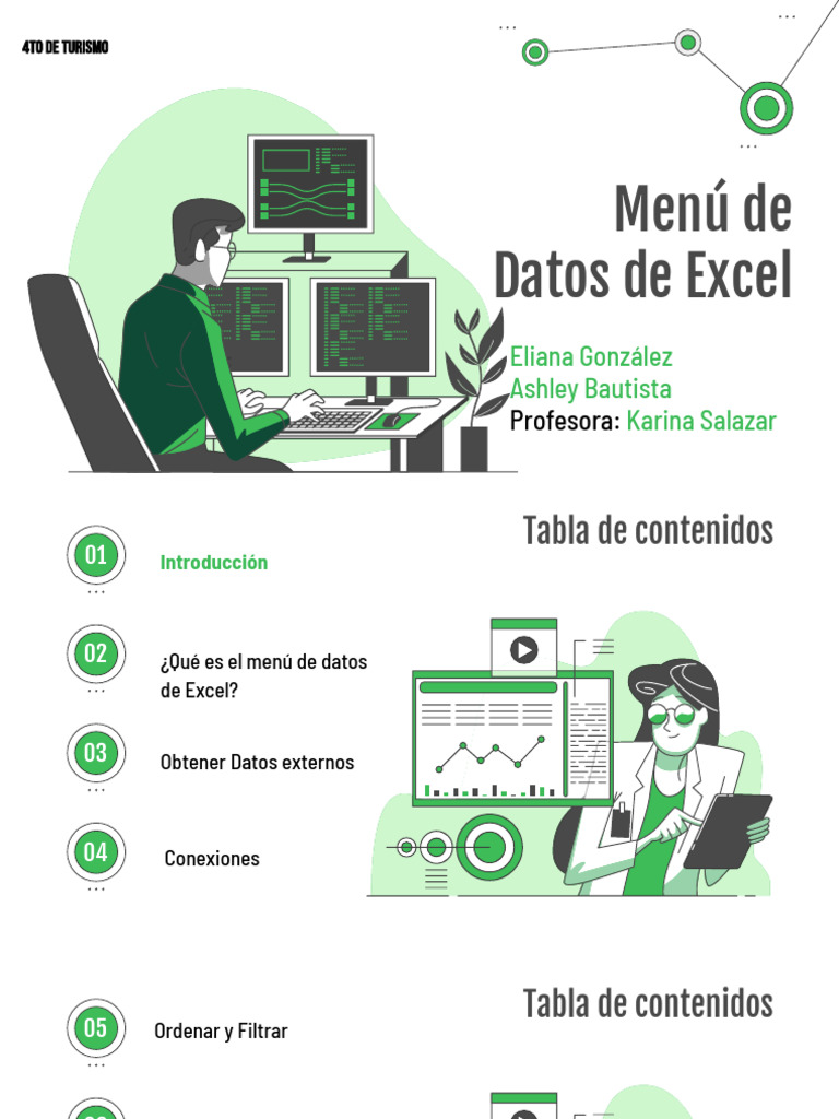 Menú de Datos en Excel: Guía Completa | PDF | Microsoft Excel | Red mundial