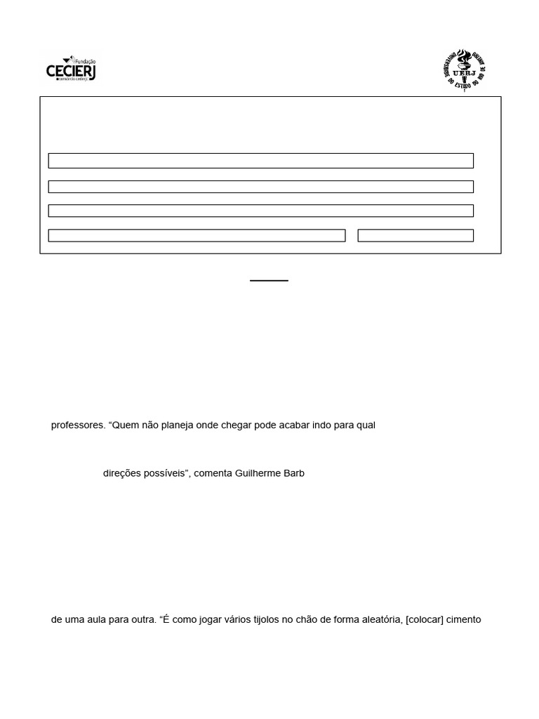 Pratica de Ensino 2 - AD1 2024.1 | PDF | Pedagogia | Aprendizado