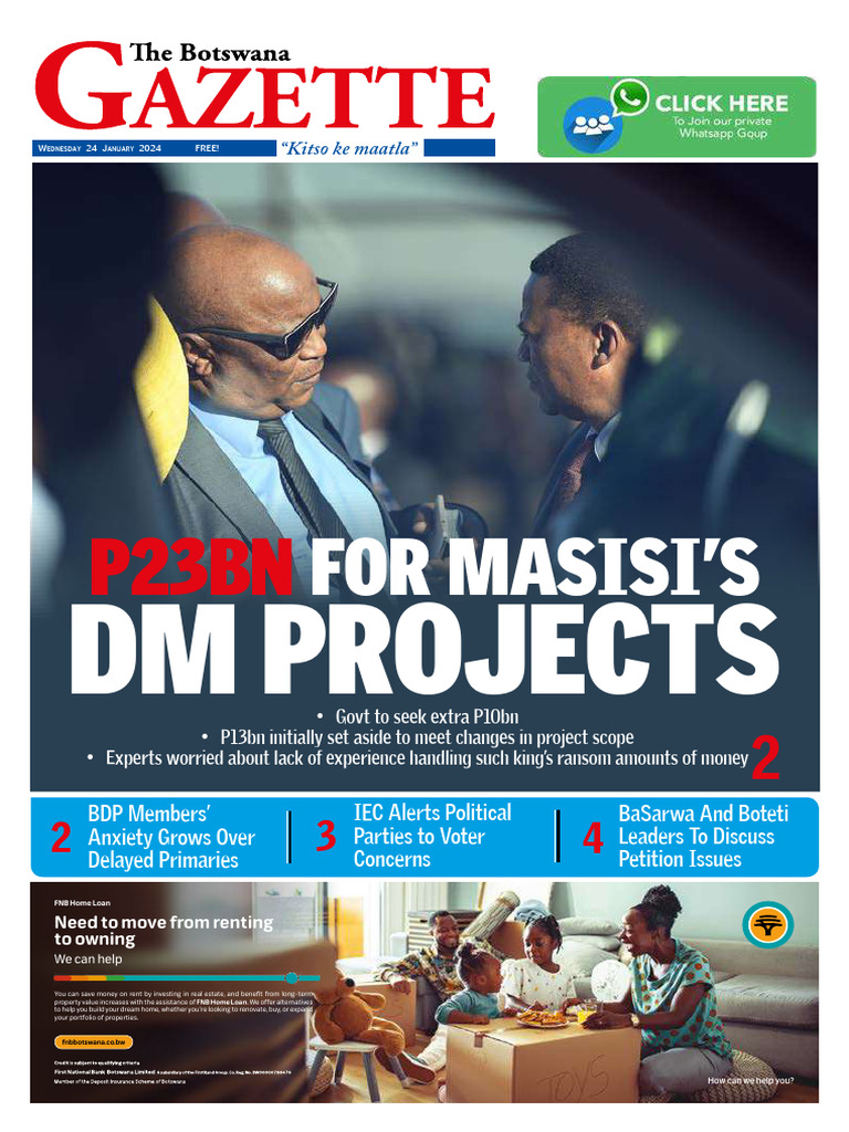 Botswana Gazette 24 Jan 2024 | PDF | Loans