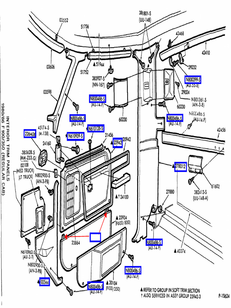 Interior Trim Panels - Regular Cab | PDF