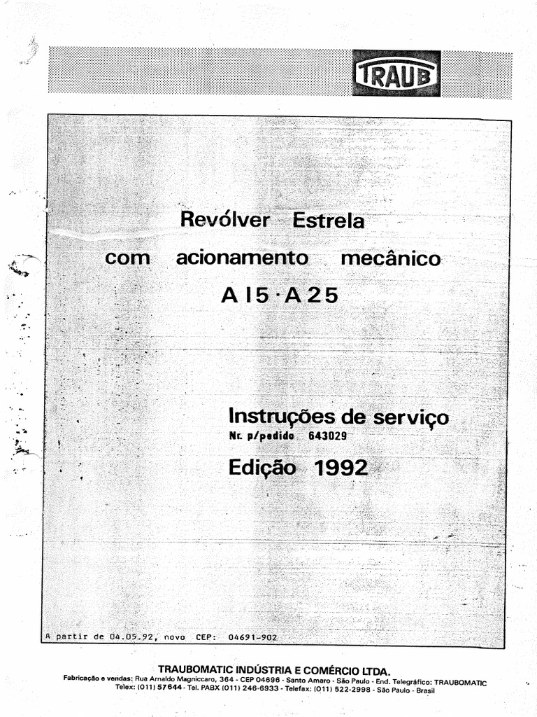 Manual Revolver Estrela A15 - A25 | PDF