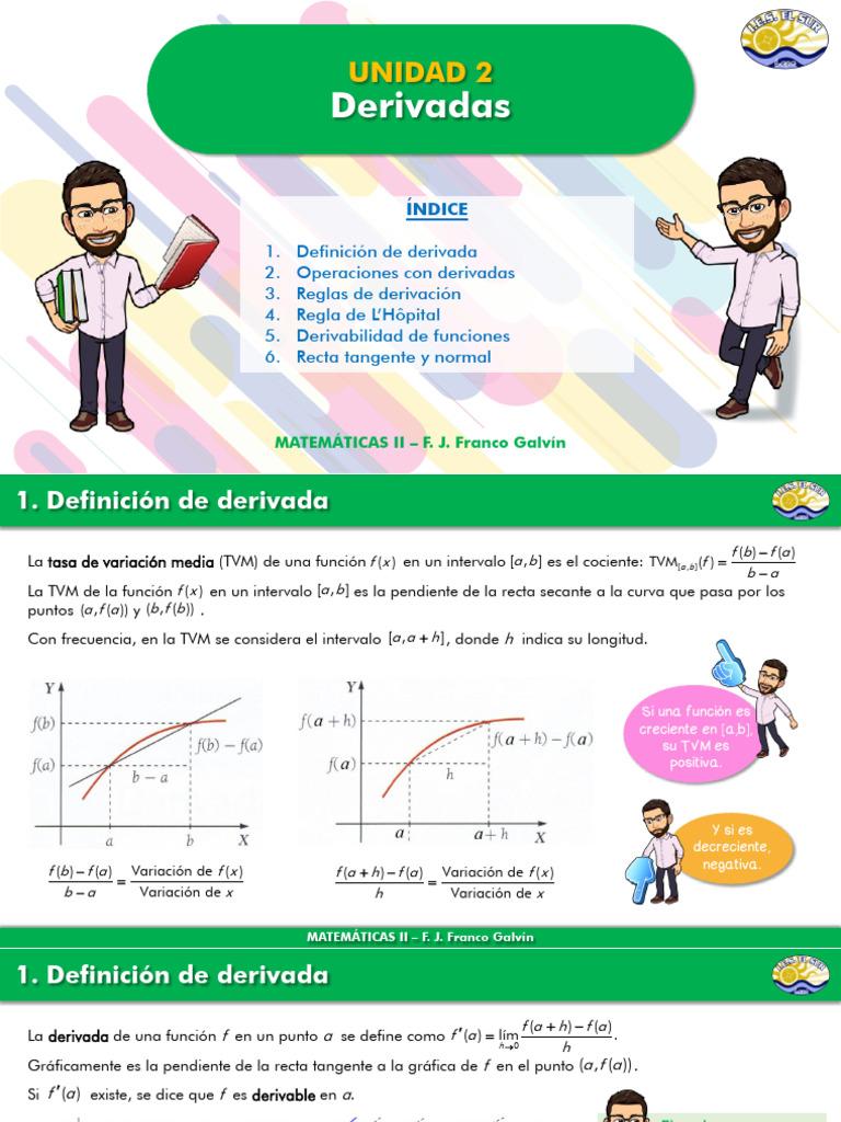 Derivadas y Reglas de Cálculo | PDF | Derivado | Cálculo