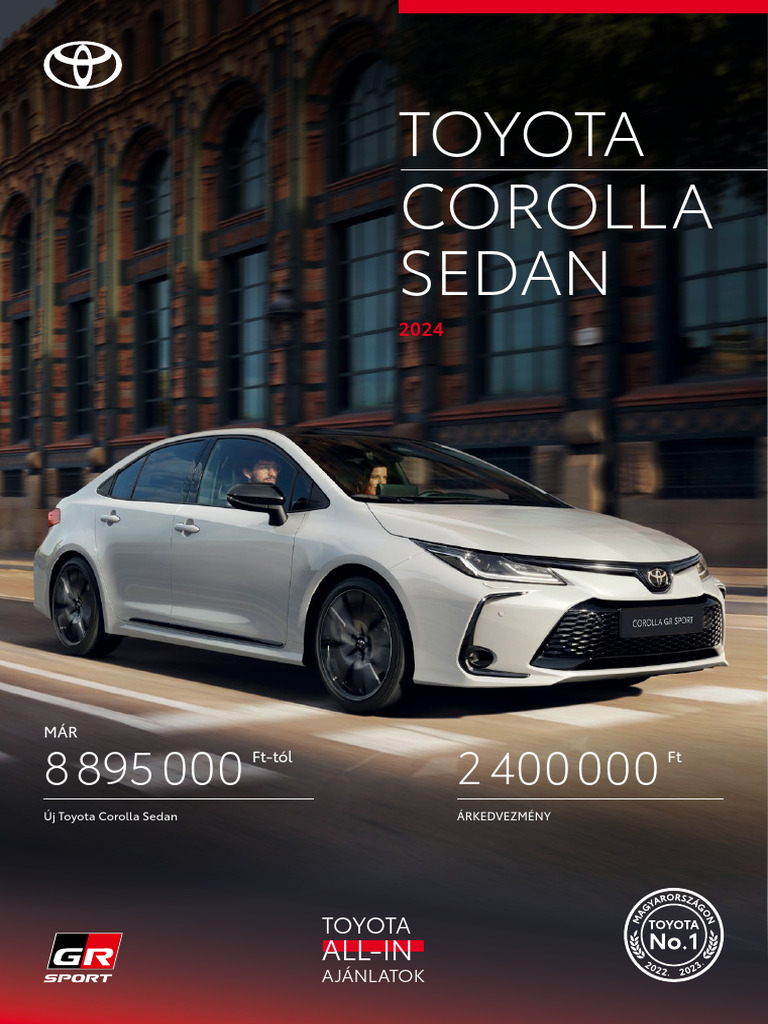 Arlista Corolla Sedan 2024 | PDF