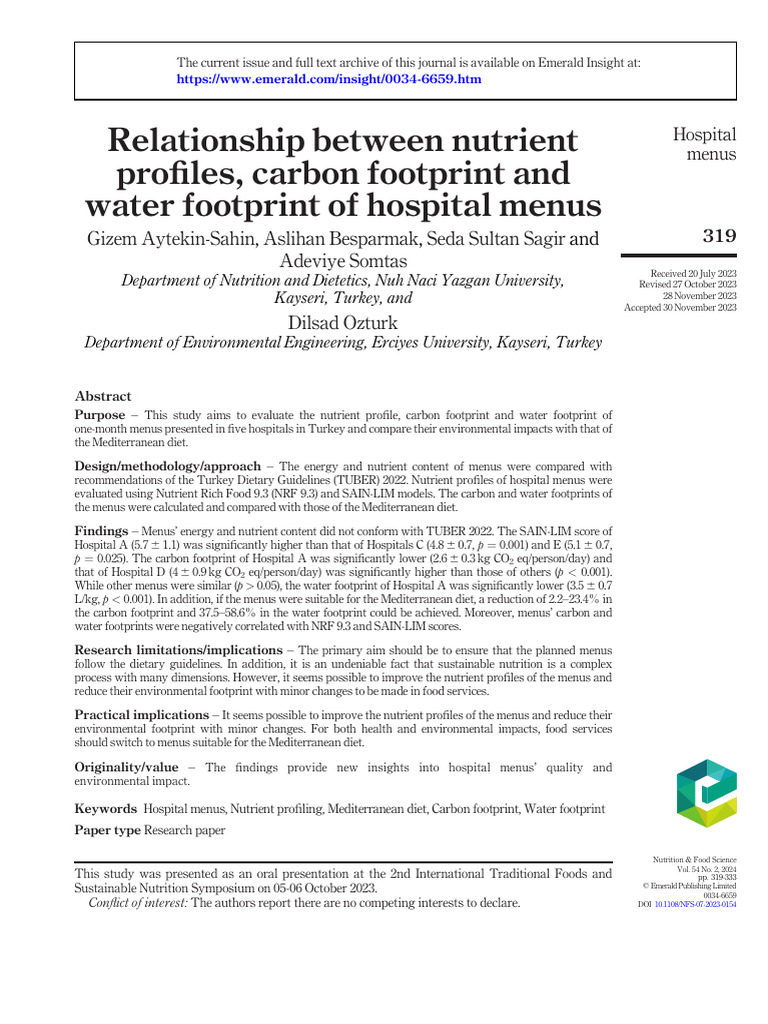 Aytekin-Sahin et al. - 2024 - Relationship between nutrient profiles ...