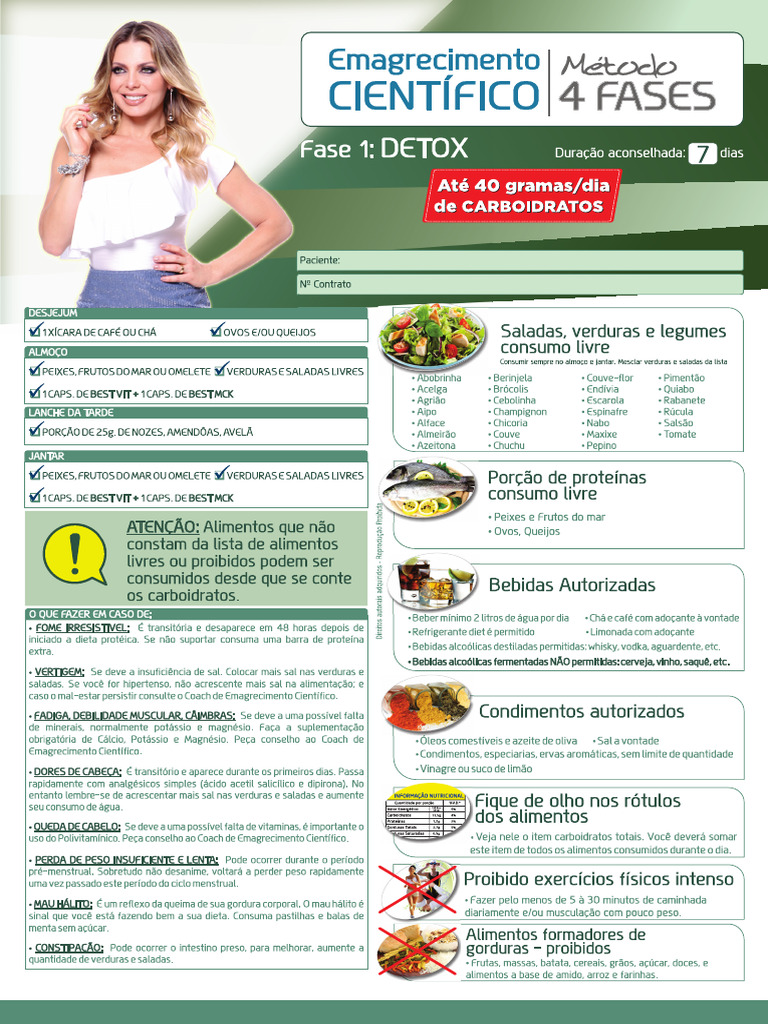 Dieta Fase 1 | PDF