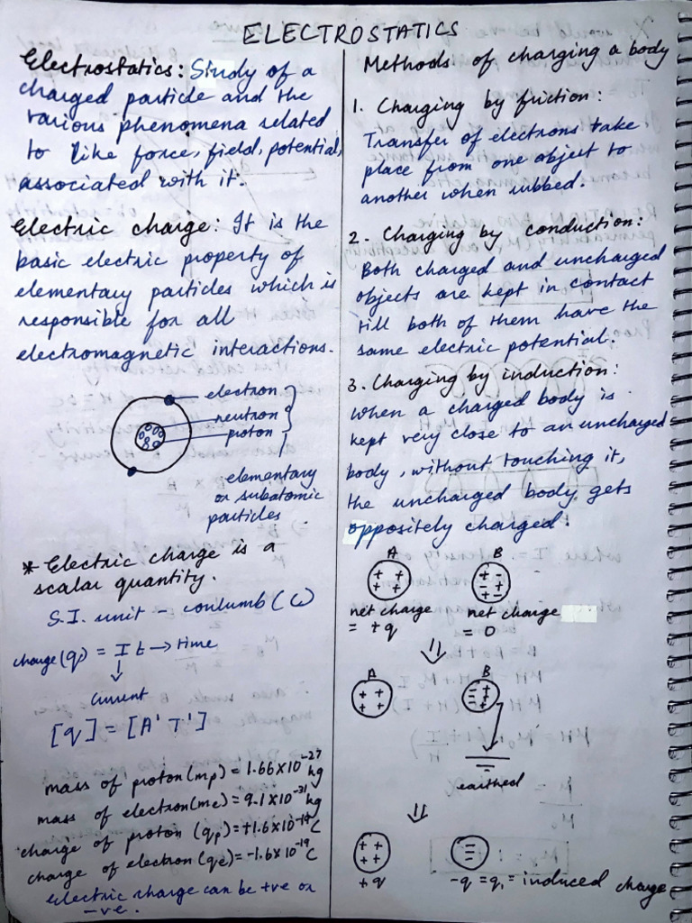 Electrostatics | PDF