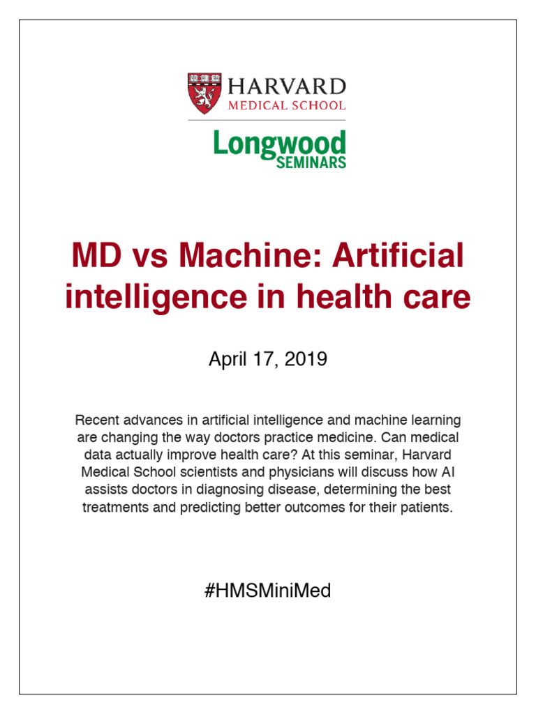 MD vs Machine | PDF | Health Informatics | Doctor Of Medicine