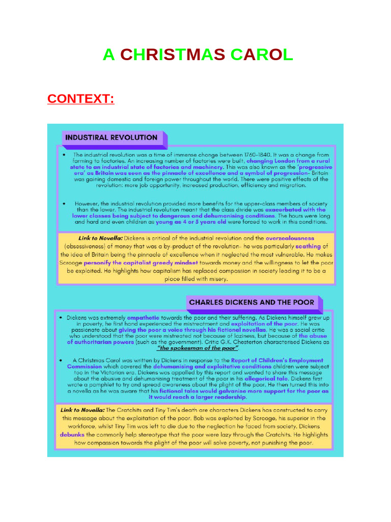 A Christmas Carol & Macbeth Analysis | PDF