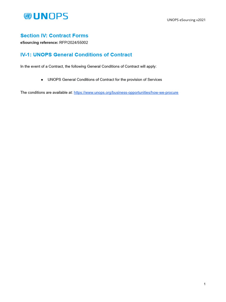 RFP_2024_55002_Section_V_Contract Forms | PDF