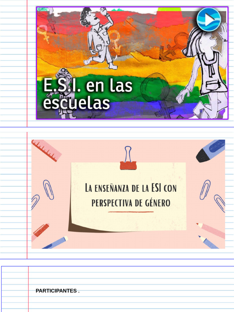ESI | PDF | La sexualidad humana | Educación sexual
