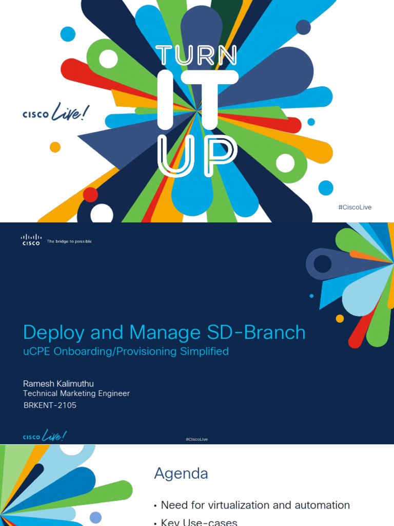BRKENT-2105-Deploy and Manage SD-Branch | PDF | Computer Network ...