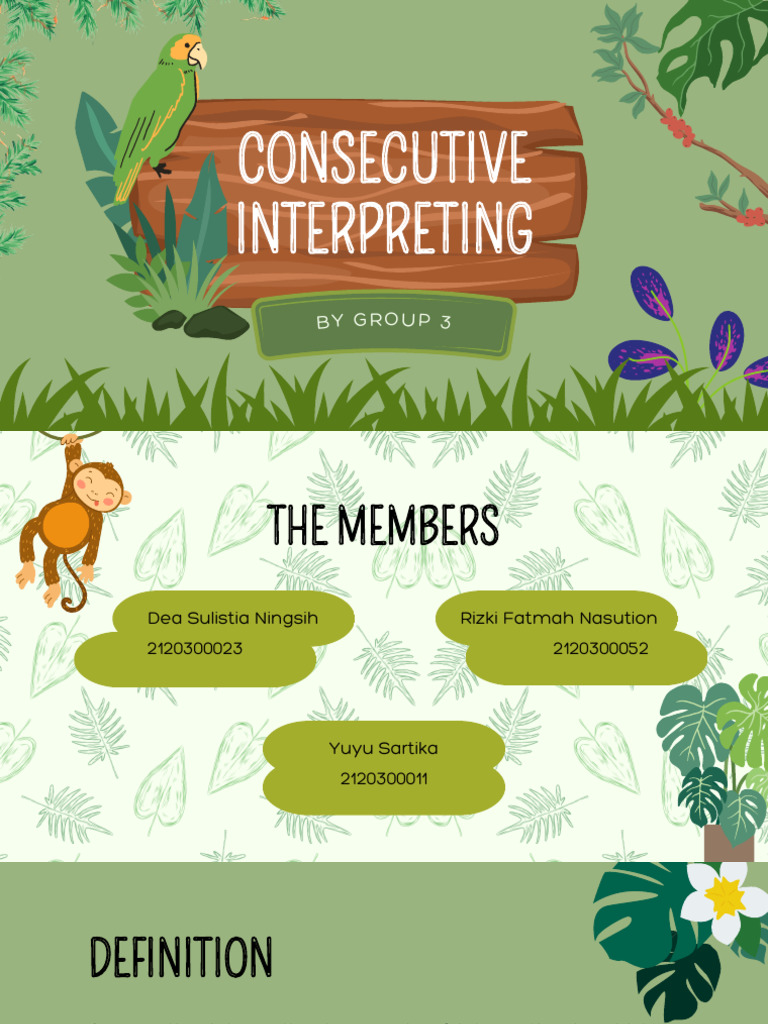 Understanding Consecutive Interpreting | PDF