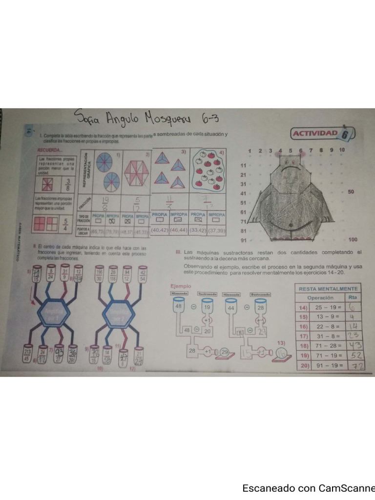 Matemáticas de Sofía Angulo Mosquera 6.3 | PDF