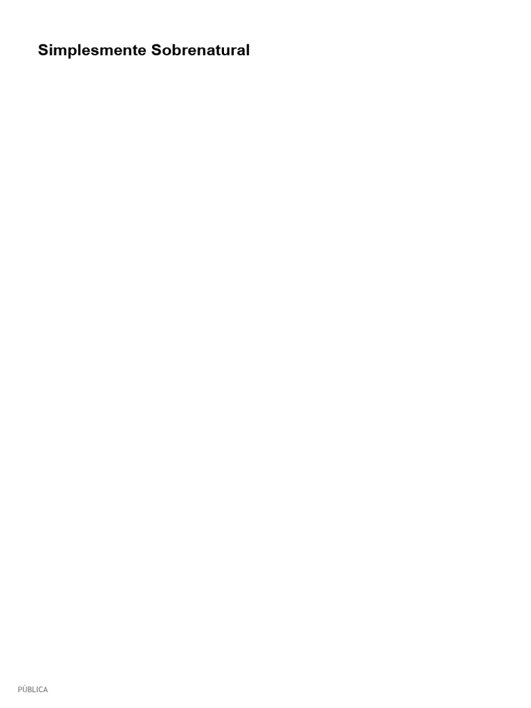 Simplesmente Sobrenatural Rose Nascimento | PDF