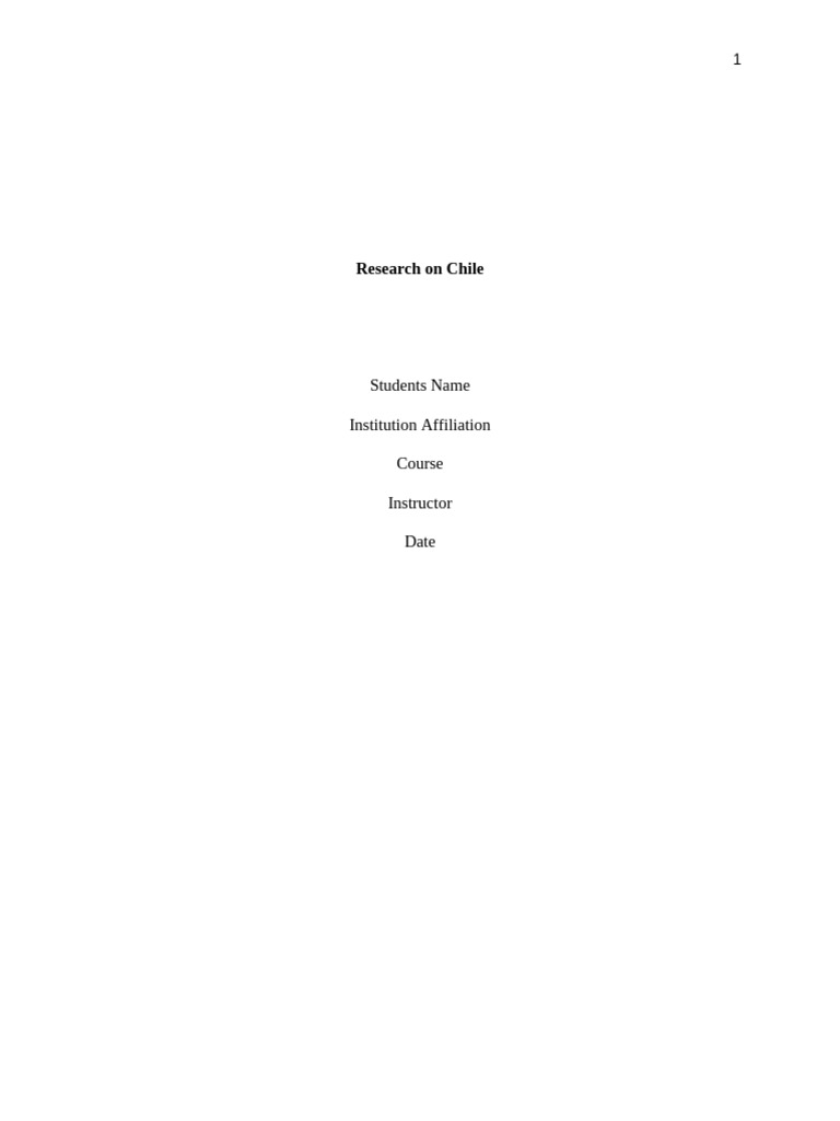 Chile Government Structure.. | PDF | Fiscal Policy | Inflation