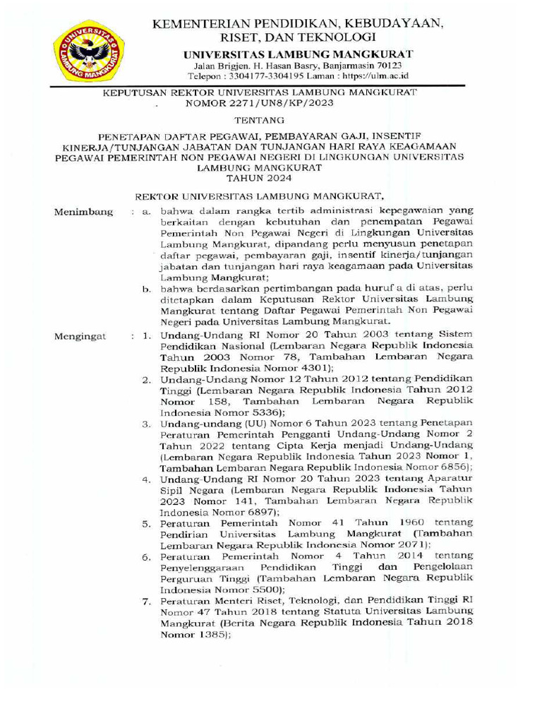 IYAD (SK Pengangkatan Terakhir) | PDF