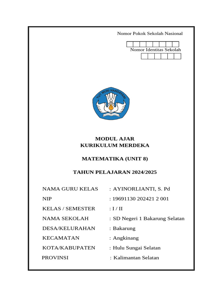 Modul Ajar 8 | PDF