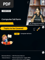 Computer Full Form List PDF (A To Z) | PDF | Information And ...