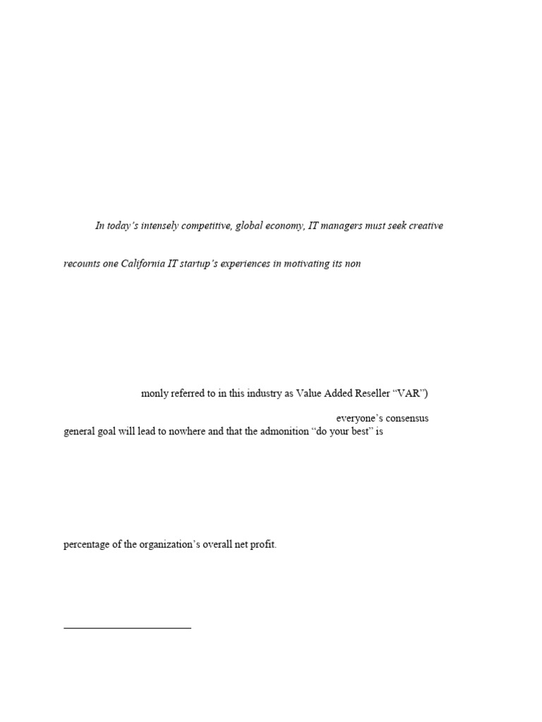 5 Motivation Through Setting Goals Lessons Learned 2007 Final Pdf