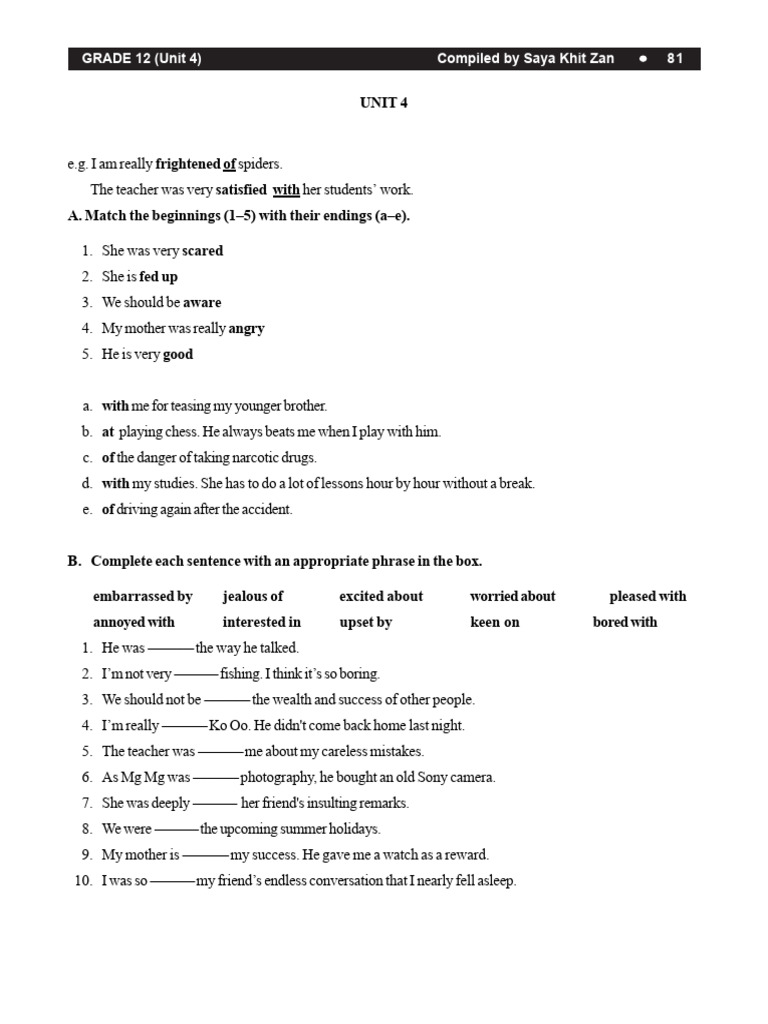 5. Additional Grammar (U4) 81-87 | PDF