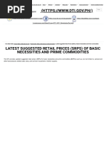 Latest SRPs for Essential Goods | PDF