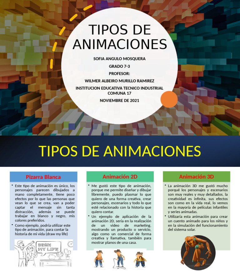 Taller de Animaciones - Sofía Angulo Mosquera 7-3 | PDF