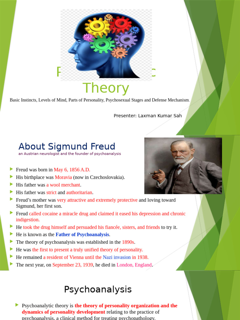 Psychoanalytic Theory - Sigmund Freud | PDF | Unconscious Mind | Sigmund Freud