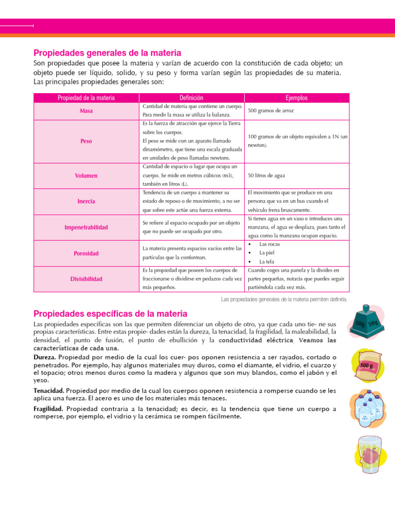 Propiedades de La Materia | PDF | Peso | Importar