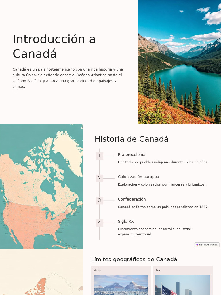 Introduccion A Canada | PDF | Canadá
