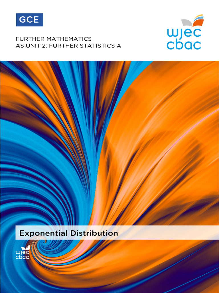 Exponential Distribution Unit 2 | PDF | Probability Distribution | Variance