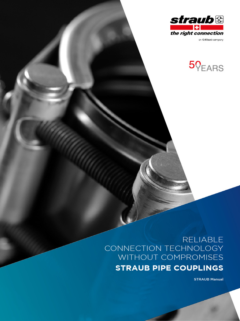 Straub Pipe Couplings Manual | PDF | Pipe (Fluid Conveyance ...
