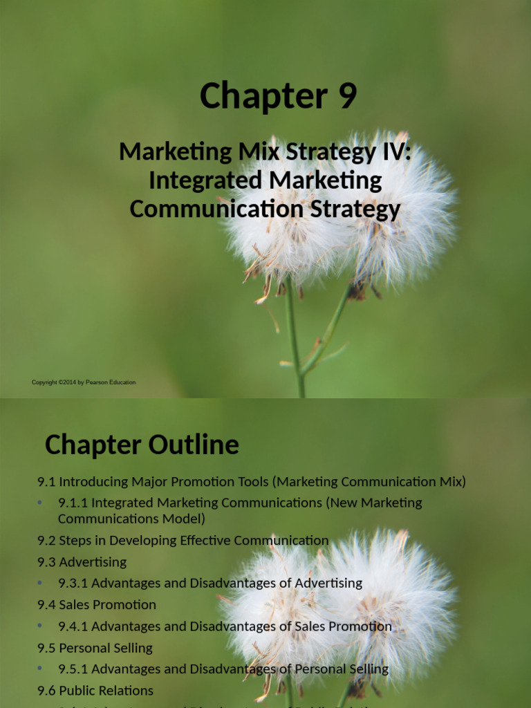 Chapter 9 - Marketing Mix Strategy IV Integrated Marketing ...