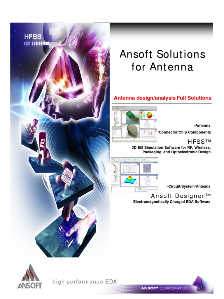 Ansoft Solutions Antenna | PDF | Antenna (Radio) | Electrical Impedance