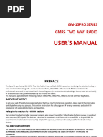 TD h3 Two Way Radio Manual | PDF | Battery Charger | Radio