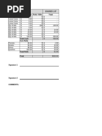 Cash Audit Form | PDF