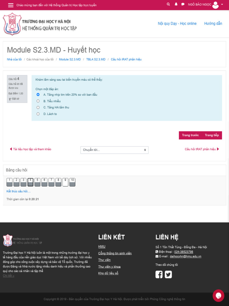 Câu hỏi iRAT phân hiệu 4 | PDF