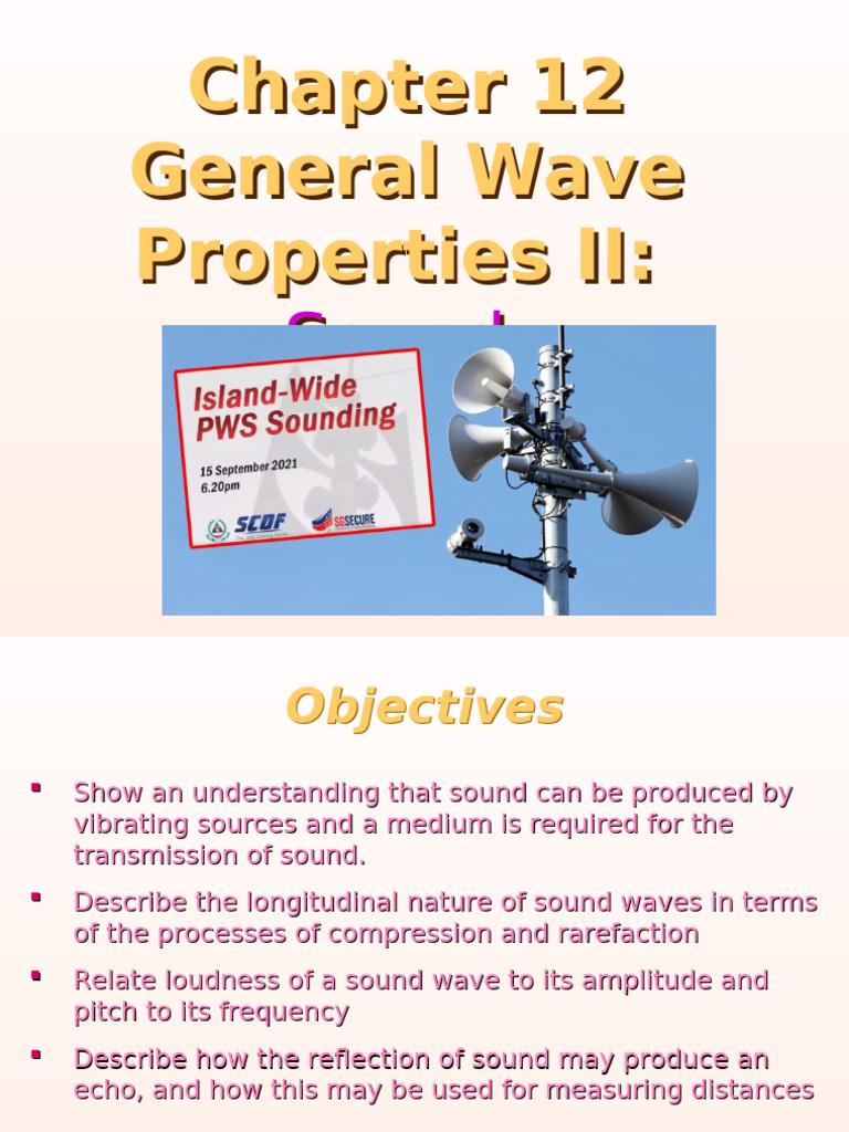 Sound Waves & Their Applications | PDF | Sound | Ultrasound