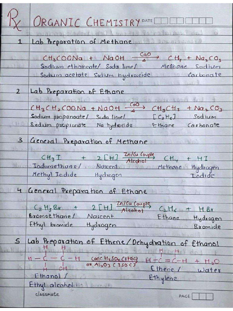 Organic Chemistry Reactions | PDF