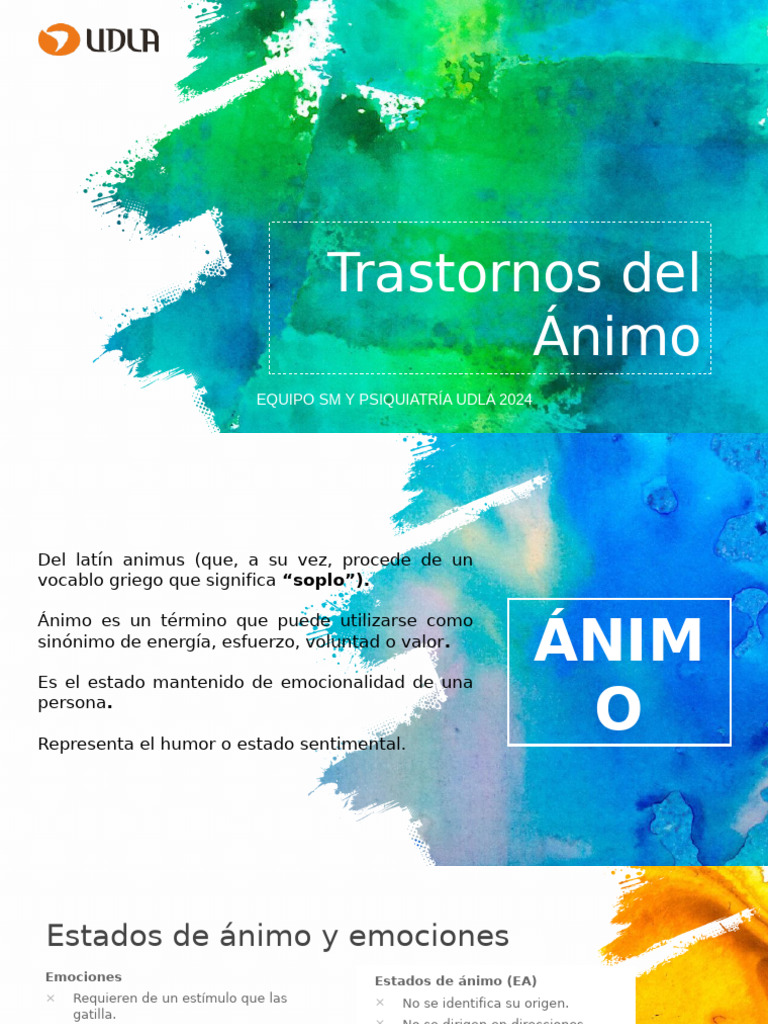 TR Del Ánimo | PDF | Desorden bipolar | Depresión (estado de ánimo)