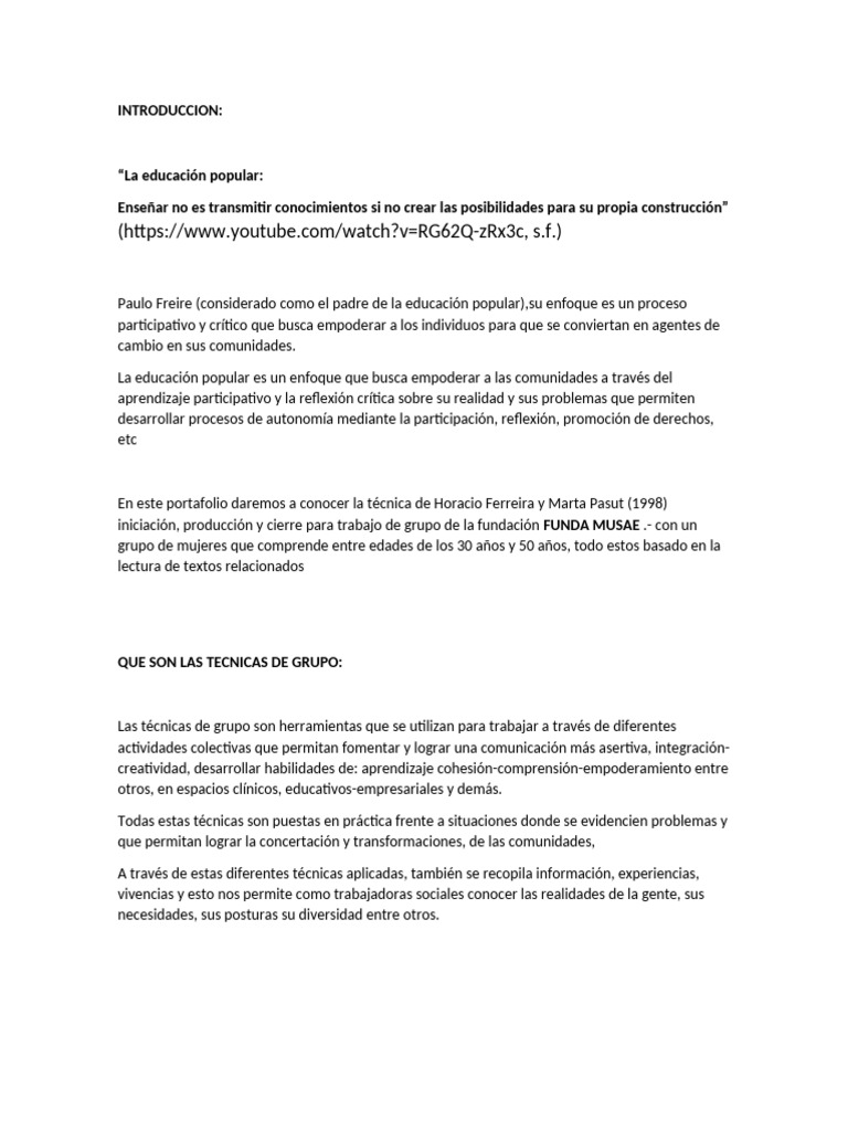 Técnicas de Grupo para Empoderar Mujeres | PDF | Empoderamiento | Aprendizaje