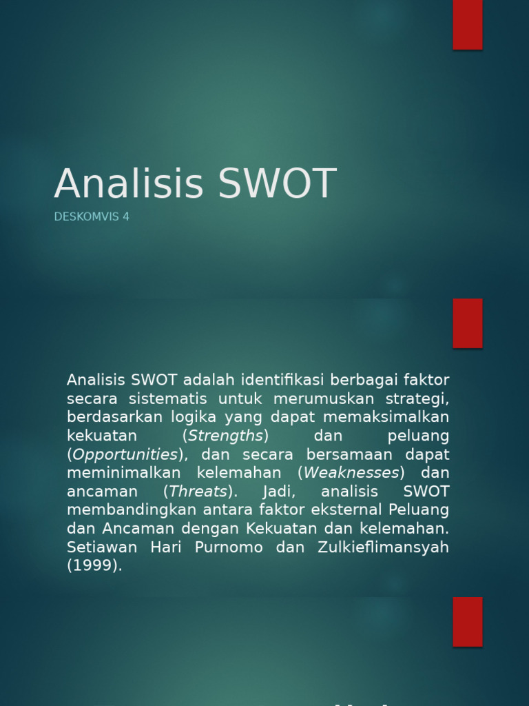 Analisis SWOT | PDF