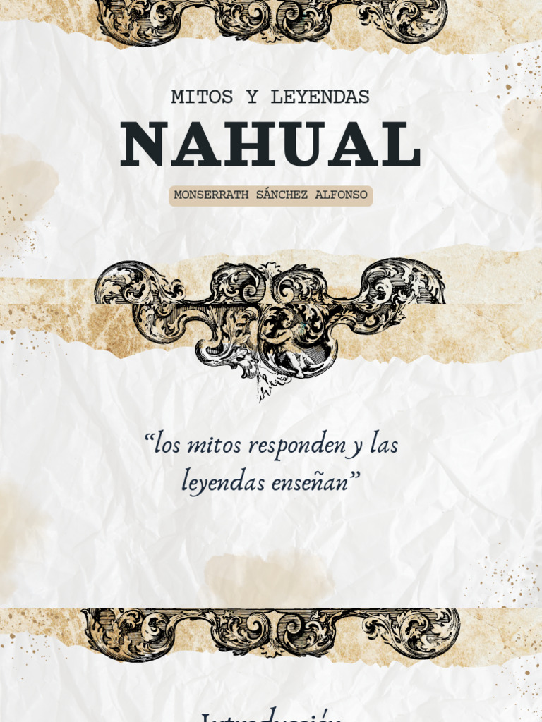 Mitos y Leyendas Presentación | PDF