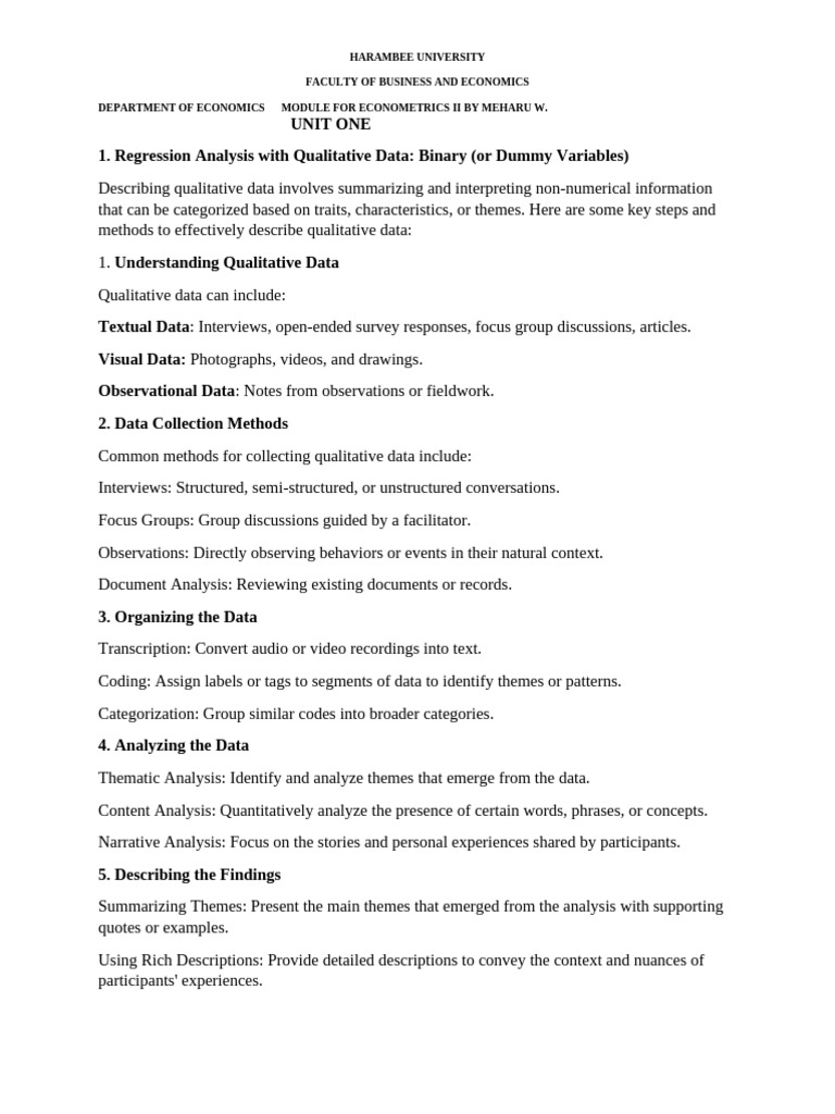 Example1 On Econometrics II | PDF | Logistic Regression | Regression Analysis