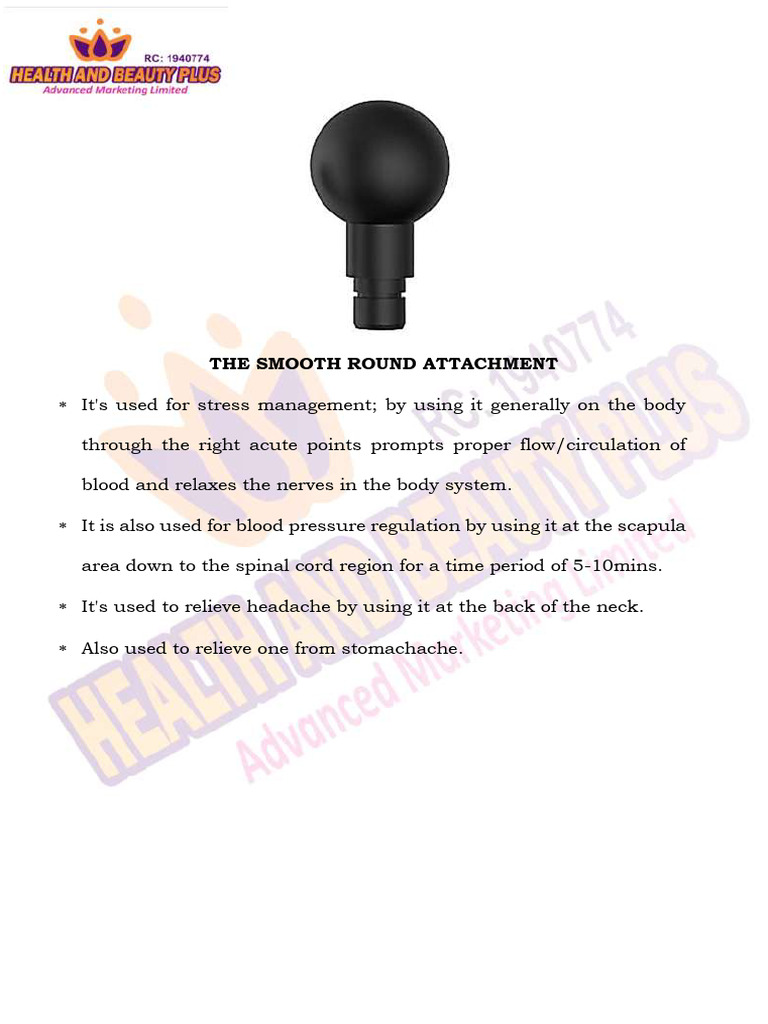 Massage Attachment Uses & Precautions | PDF | Low Back Pain | Pain