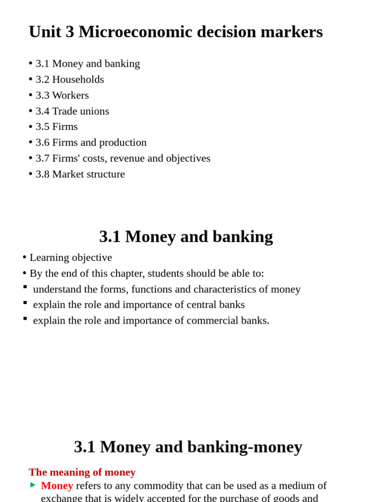 Understanding Money and Banking Basics | PDF | Money | Banks