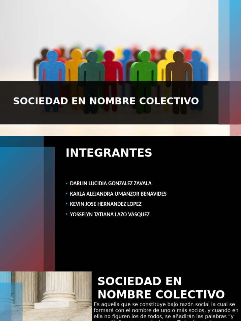 Sociedad en Nombre Colectivo | PDF | Contabilidad | Comercio