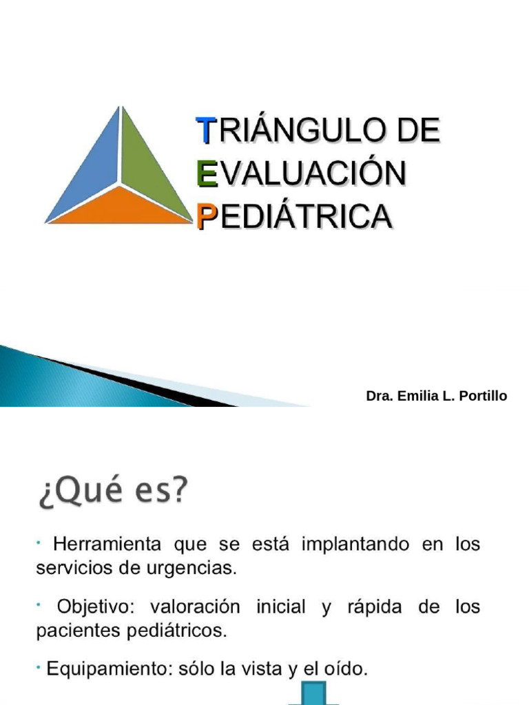Triangulo de Evaluacion Pediatrica. 2025 | PDF