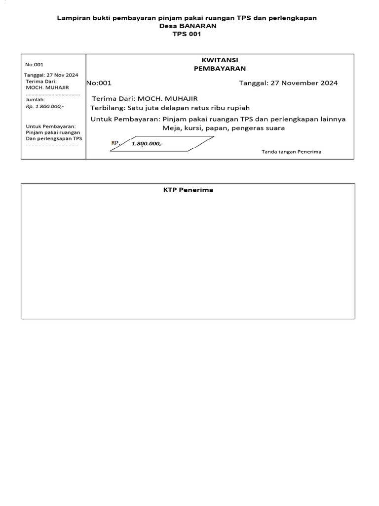kwitansi-tps | PDF