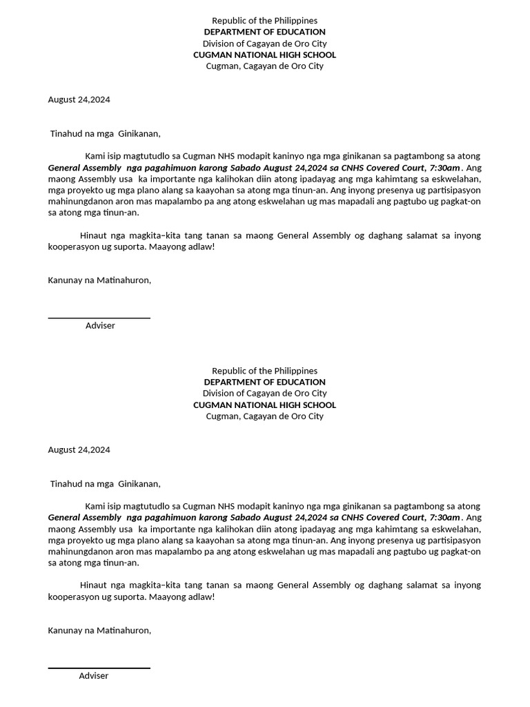 general-assembly-letter-2024 | PDF